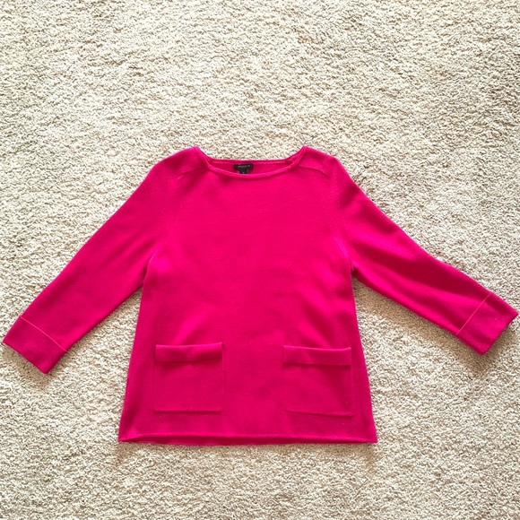 Ann Taylor | Tops | Ann Taylor Hot Pink Sweater | Poshmark
